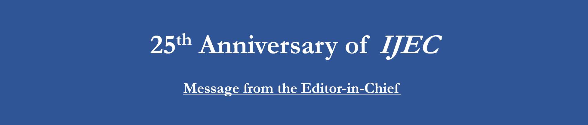 International Journal of Electronic Commerce - IJEC